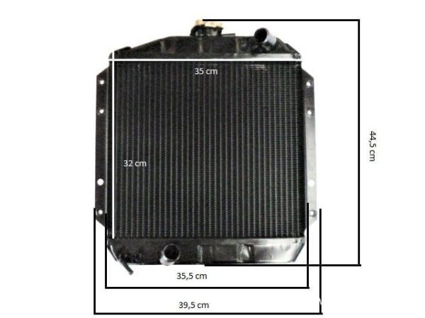Radiator Yanmar YM2210 | YM2210B | YM2210D – 2T90 engine | Shop4Trac