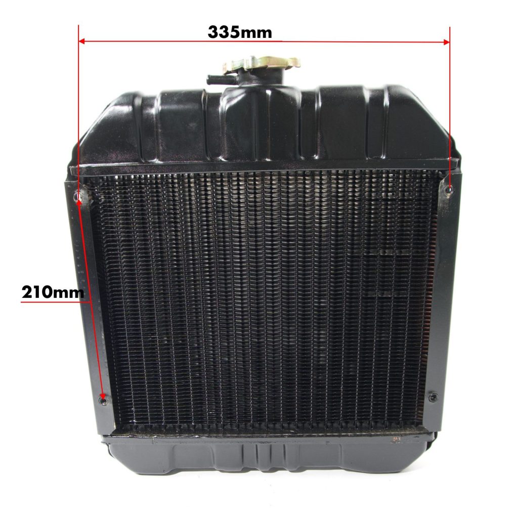 Radiator Kubota B7000 | Zen-noh ZB7000 Including Radiator Hoses | Shop4Trac