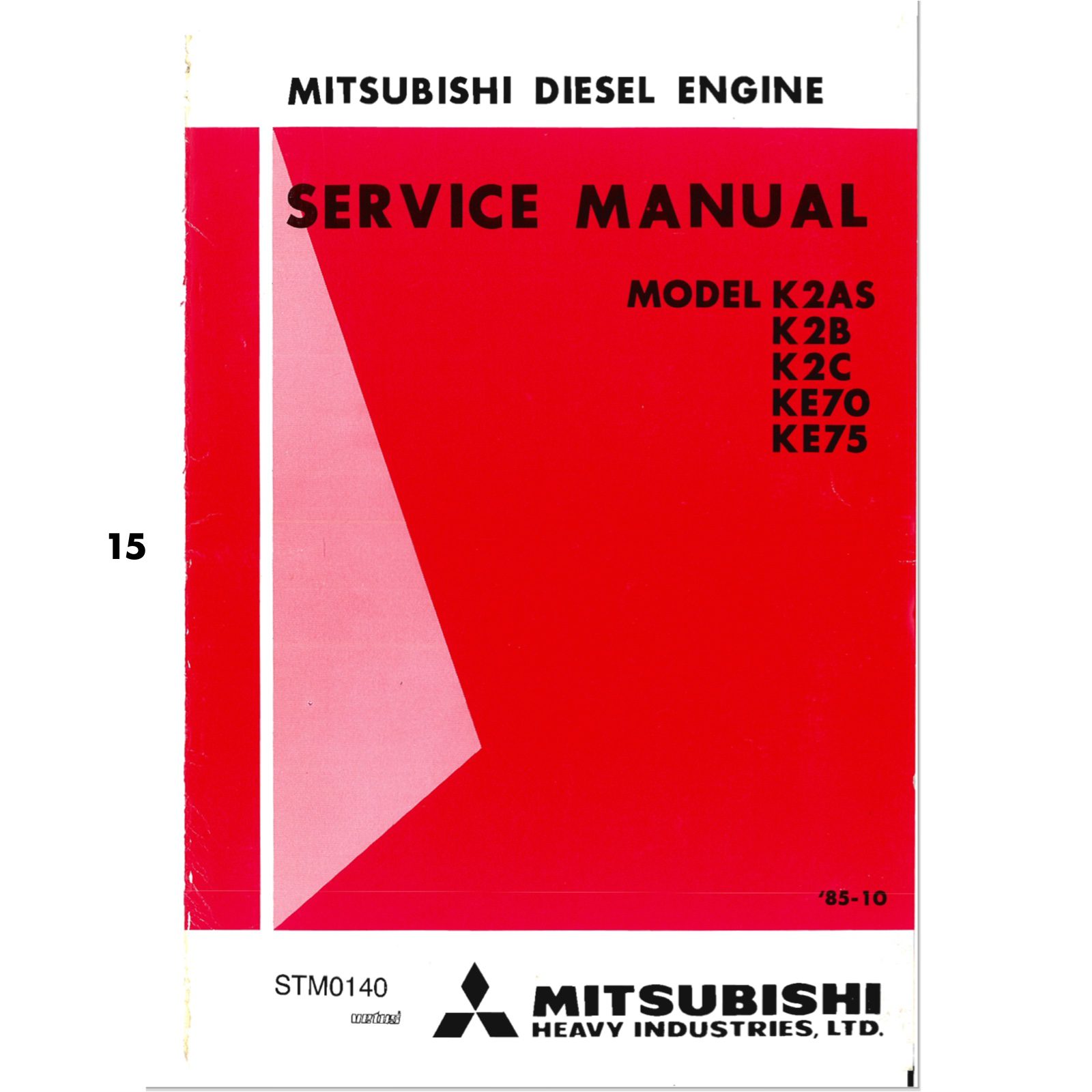 Manual Mitsubishi KE70, KE75, K2A, K2B, K2C | Shop4Trac