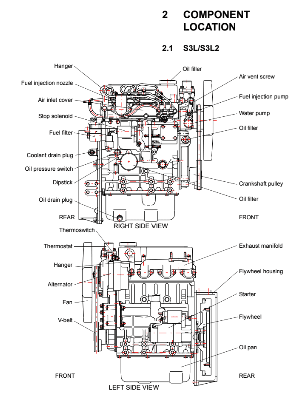 Manual service manual Mitsubishi S3L | S4L | Shop4Trac