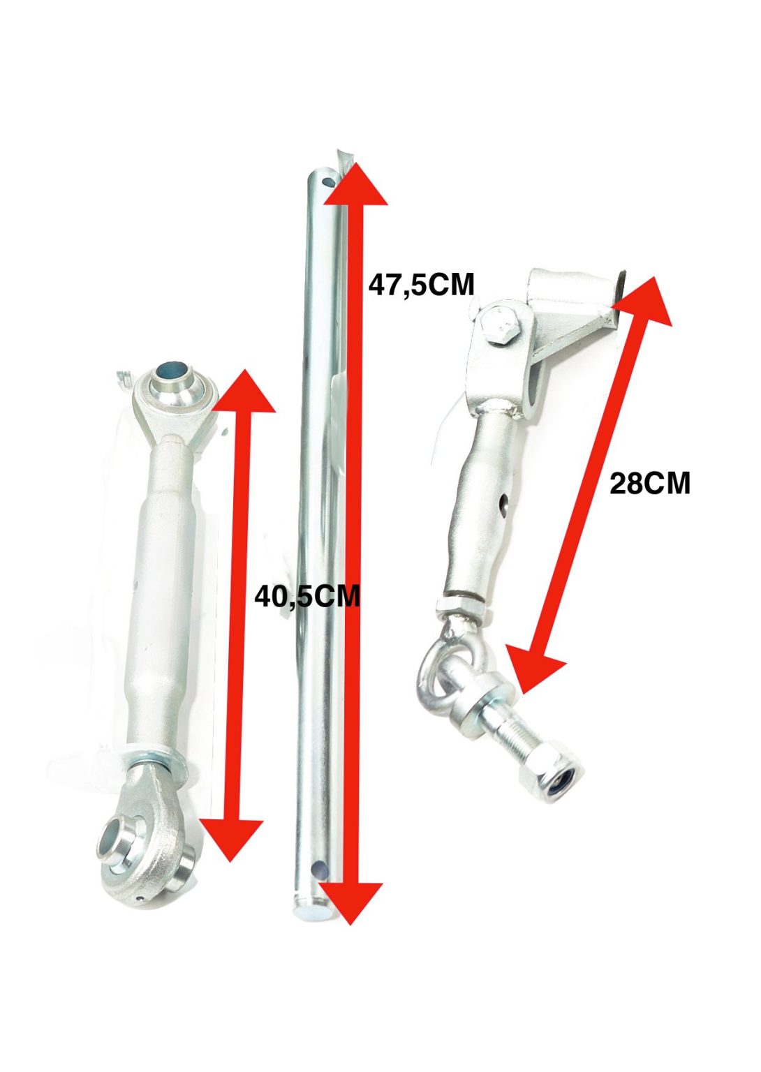 three-point hitch | 3-point lifting set 16x600 Kubota | B5000 - B7001 ...