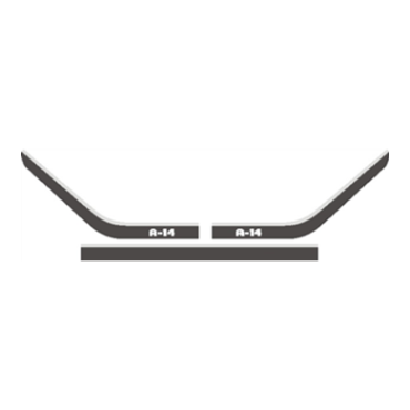 Sticker | Sticker Set Kubota A14 | ASTE Series | Shop4Trac