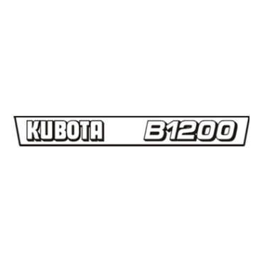 Sticker | Sticker Set Kubota B1200 | B Series | Shop4Trac